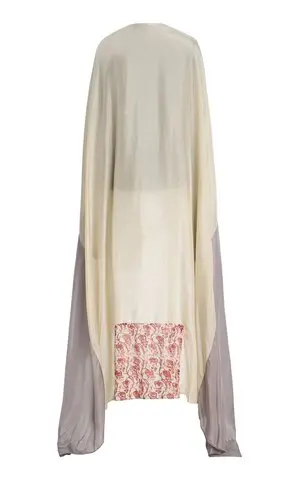 MEL USINE Banni Draped Patchwork-combo Top