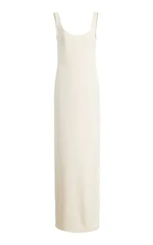 Prabal Gurung Cotton Viscose Linen Tank Dress - Ivory