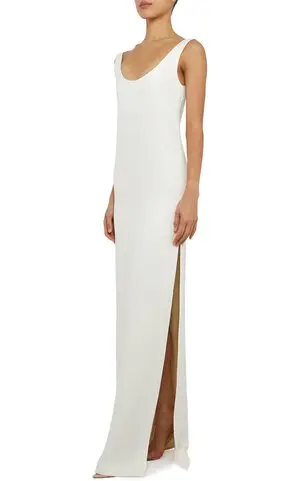 Prabal Gurung Cotton Viscose Linen Tank Dress