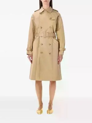 A.p.c. Double-breasted Belted Trench Coat