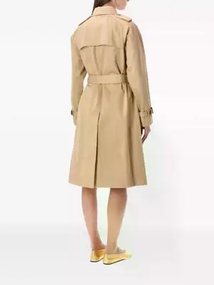 A.p.c. Double-breasted Belted Trench Coat