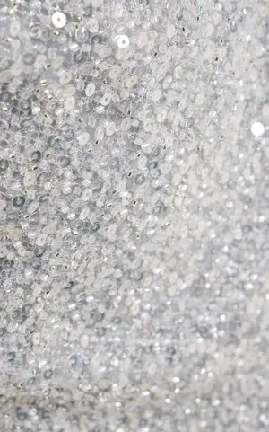 Prabal Gurung Sequin Cowl Neck Slip Dress