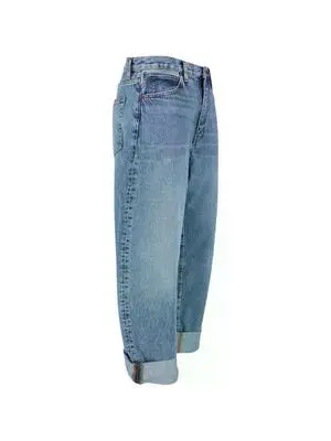 FRAME The Bubble Faded-effect Jeans
