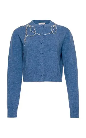 Altuzarra Gideon Cashmere Cardigan Blue