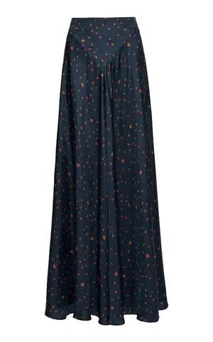Altuzarra Ames Silk Maxi Skirt - Print