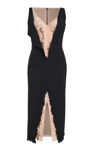 ALTUZARRA Margie Satin Midi Dress