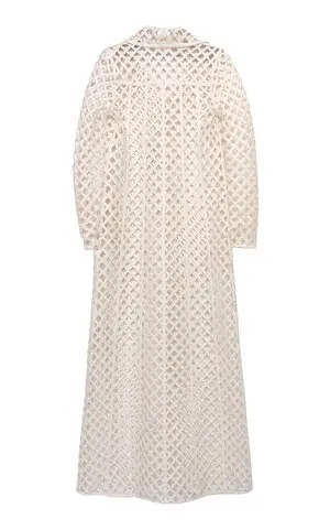 ANDRES OTALORA Loggetta Linen Cape