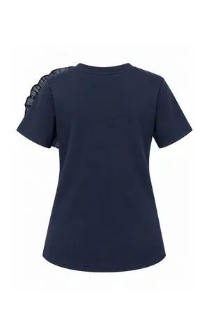 ANDRES OTALORA Océano De Olas Cotton-blend Top