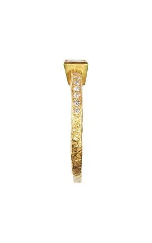 ELHANATI 18k Yellow Deco Diamond Lux Ring