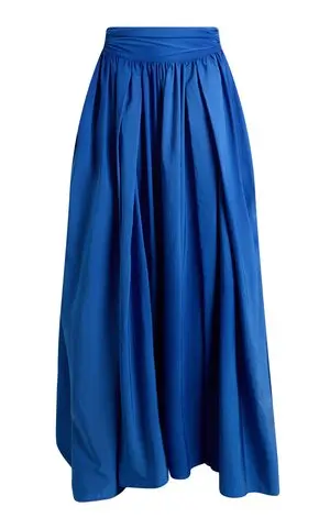 Ralph Lauren Adalene Pleated Parachute Maxi Skirt