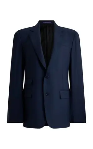 RALPH LAUREN Hedra Single-Breasted Wool Blazer