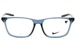 Nike 7018 Eyeglasses - Diffused Blue/clear Demo Lens