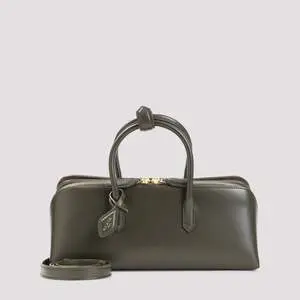 Alaïa Small Leather Top Handle Bag - Green