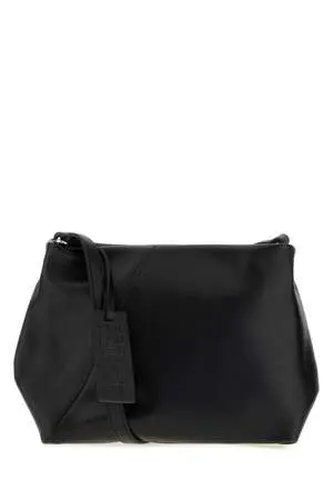 MAISON MARGIELA Folded J Shoulder Mini Crossbody Handbag - Black