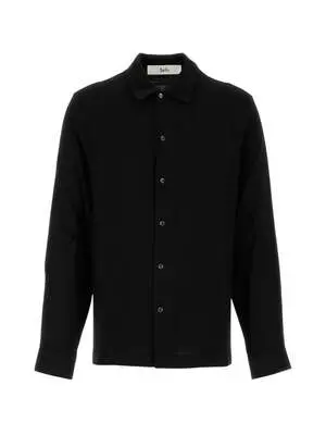 Séfr Mini Crepe Shirt For - Black