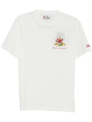 MC2 SAINT BARTH Organic Cotton T-shirt - White