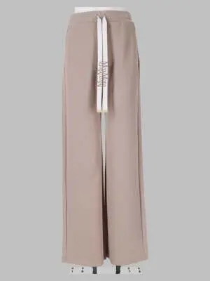 Max Mara Bali Wide-leg Cotton-polyester Pants - Beige