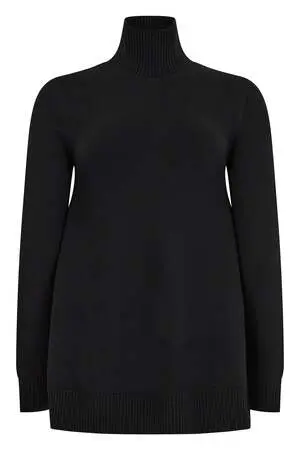 TOTEME High Neck Sweater - Black