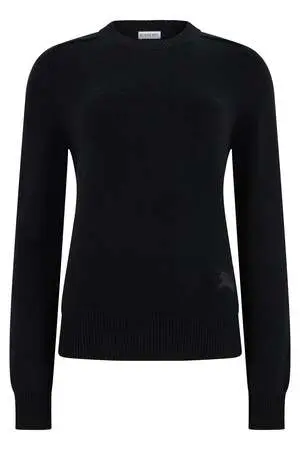Burberry Crewneck Cashmere Sweater For - Blue