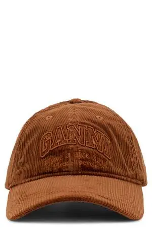 GANNI Logo Baseball Cap With Visor