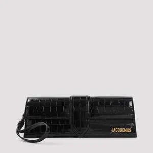 Jacquemus Jacquard Mini Bambino Leather Shoulder Pouch Bag