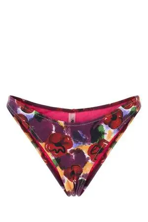 REINA OLGA Olga Stretch Nylon Brigitte Bikini Bottom - Printed