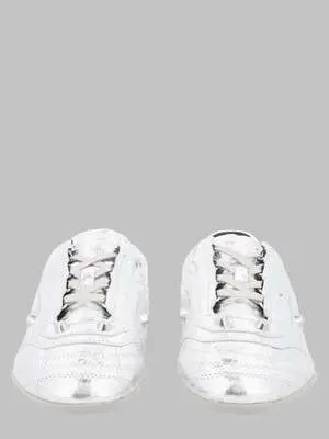 Balenciaga City Leather Sneaker - Silver