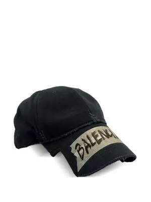 Balenciaga Masking Tape Cap - Black