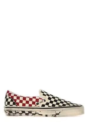 VANS Classic Slip-on Sneakers In Printed Fabric - Checked