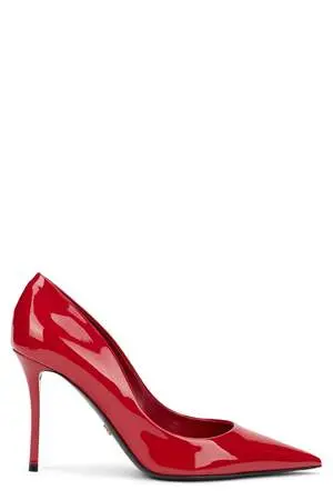 Dolce & Gabbana Low-cut High-heel Pumps With Sharp Toe - Red