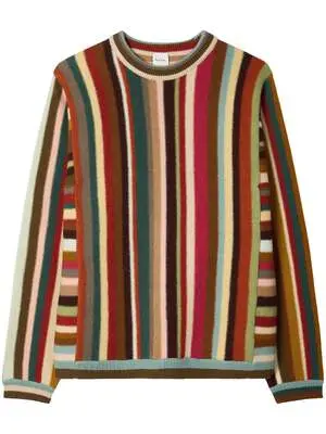 Paul Smith Merino Wool Crewneck Sweater - Multicolor