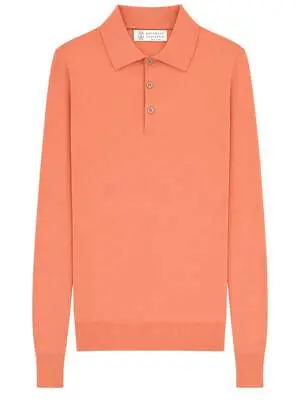 Brunello Cucinelli Cotton Knit Polo Shirt