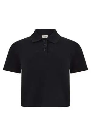 Saint Laurent Classic Polo Shirt For Everyday Comfort - Black