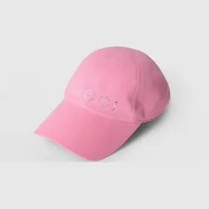 Gucci Canvas Baseball Hat With Print - Pink