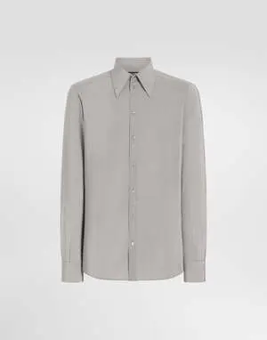 Dolce & Gabbana Gold Silk Shirt