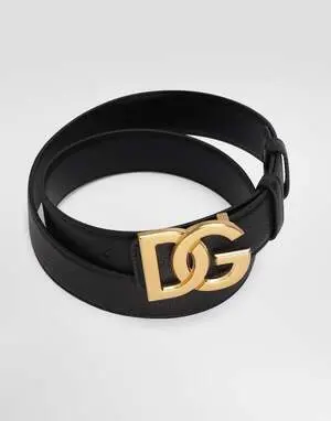 Dolce & Gabbana Calfskin Belt - Black