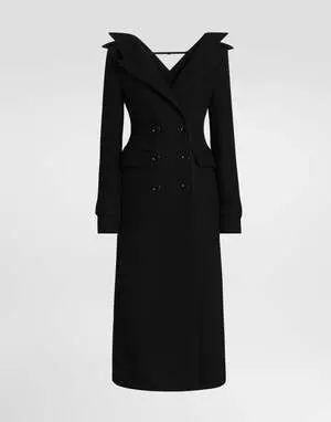 Dolce & Gabbana Wool Coat - Black