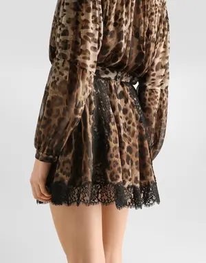 Dolce & Gabbana Leo- Chiffon Skirt