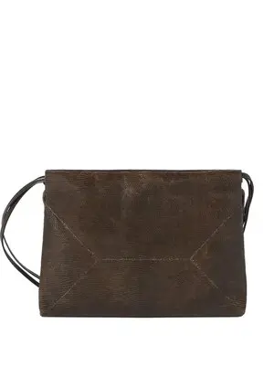Brunello Cucinelli Lizard Print Bag - Brown