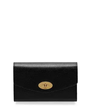 Mulberry Medium Darley Wallet - Black