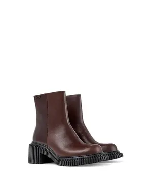 Camper Pix London Leather Zip Up Boot