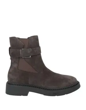 Ash Margot Ankle Boots Dark Size Leather