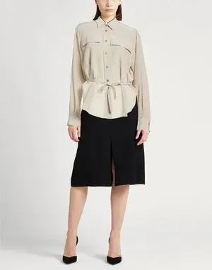 Brunello Cucinelli Shirt Taupe Size Silk