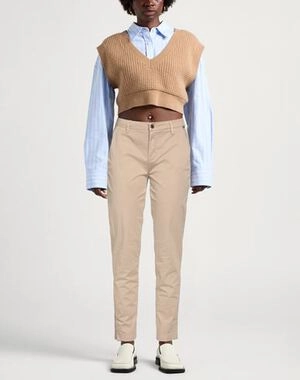 Liu Jo Pants Sand Size Cotton, Elastane