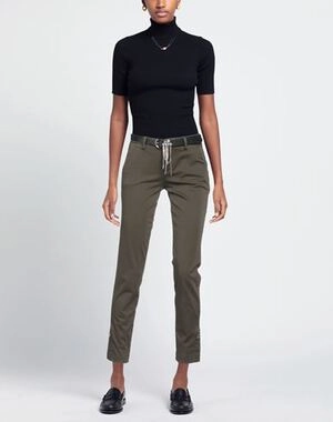 Liu Jo Pants Military Size Cotton, Elastane