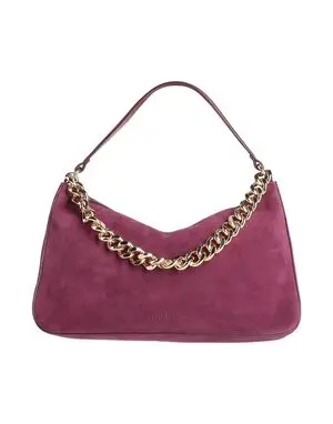 TWINSET Handbag Plum Cow Leather - Purple