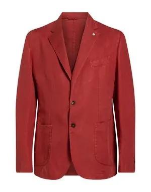 L.B.M. 1911 L. B.m. 1911 Blazer Rust Size Linen, Cotton