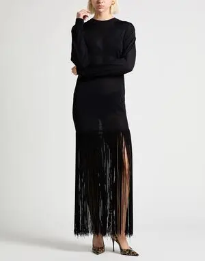 Khaite Maxi Dress Size Viscose, Polyamide