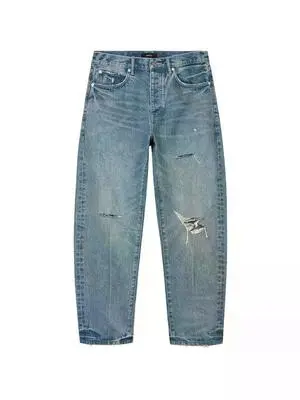 PURPLE BRAND P013 Distressed Tapered Jeans - Blue