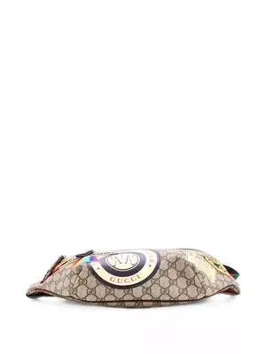 Gucci Courrier Zip Gg Coated Canvas With Applique Belt Bag